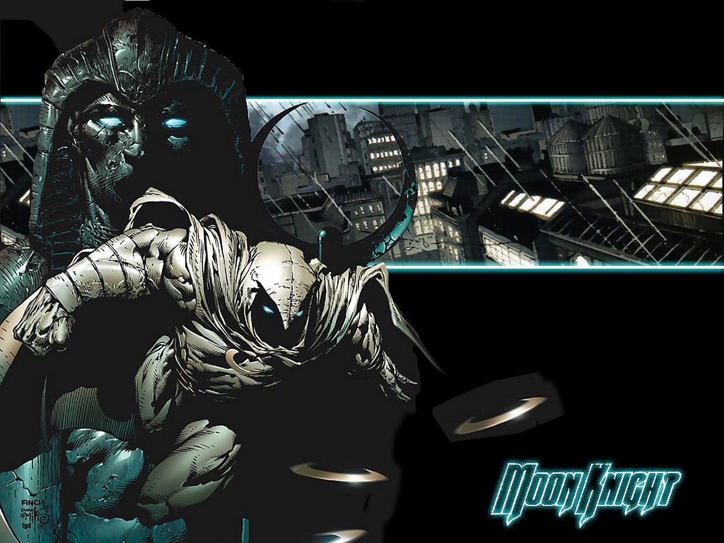 Download Comic Moon Knight Wallpaper