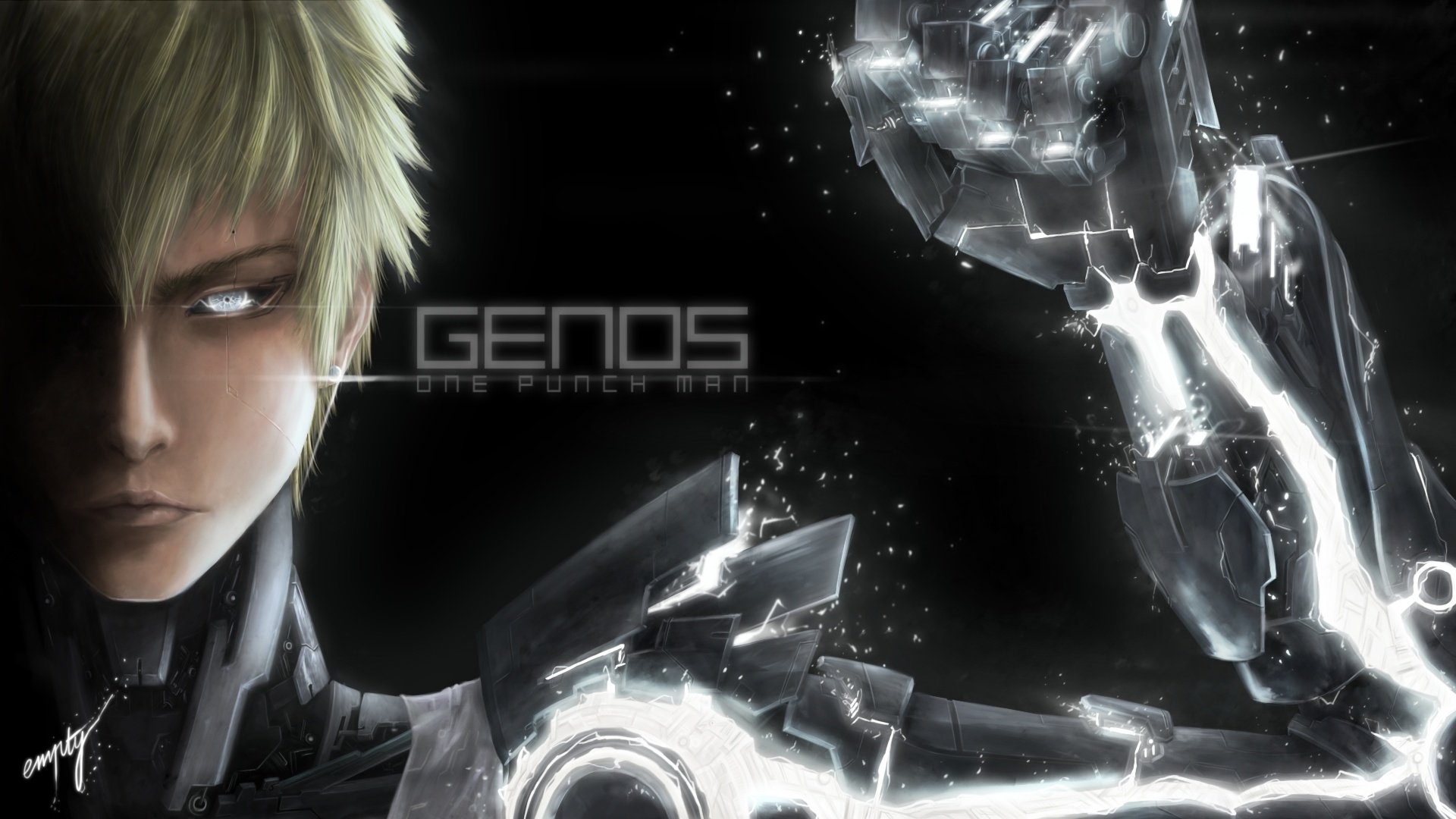 Download Genos (One-Punch Man) Anime One-Punch Man HD Wallpaper by 00 ...