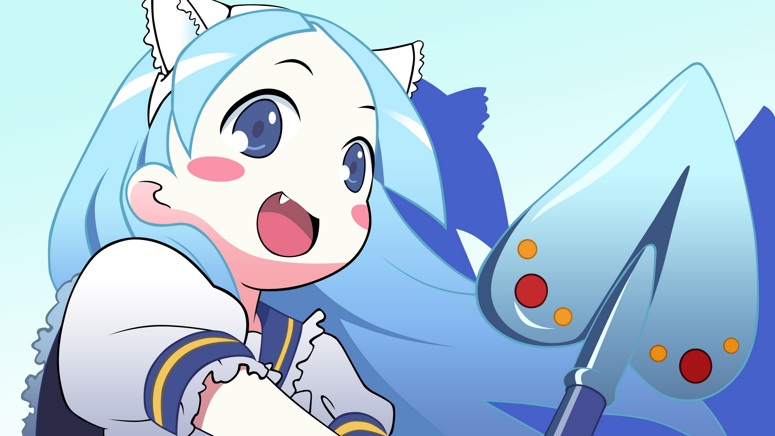 Download Chiri Kitsu Sayonara Zetsubou-Sensei Anime HD Wallpaper