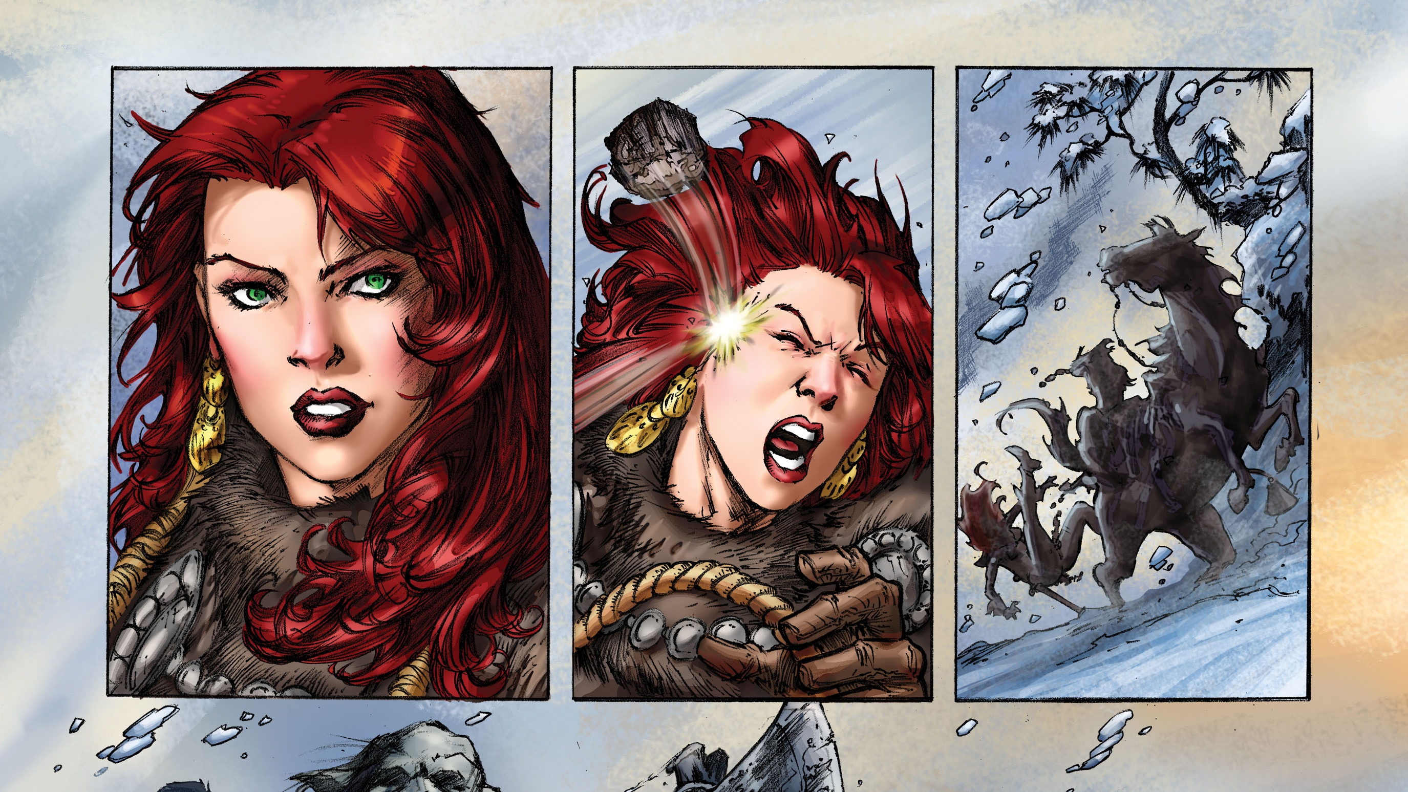 Download Comic Red Sonja HD Wallpaper