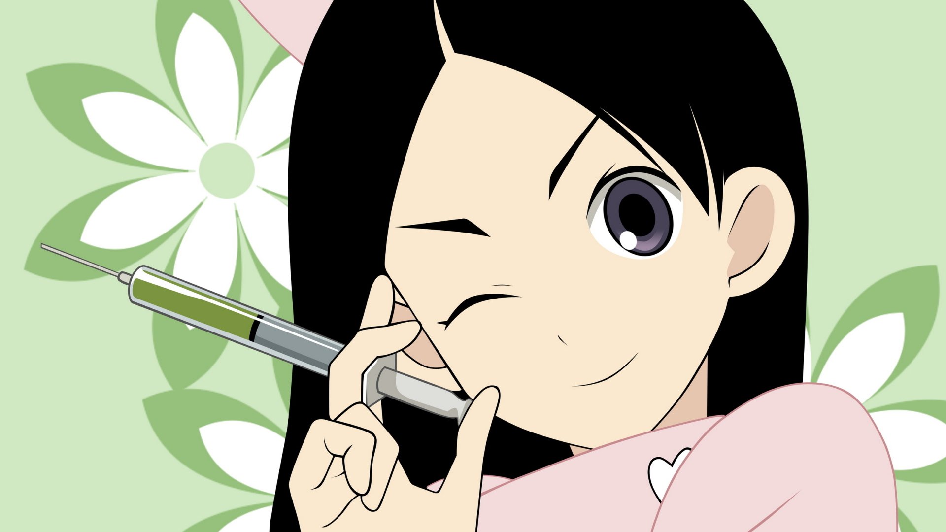 Download Sayonara Zetsubou-Sensei Chiri Kitsu Anime HD Wallpaper