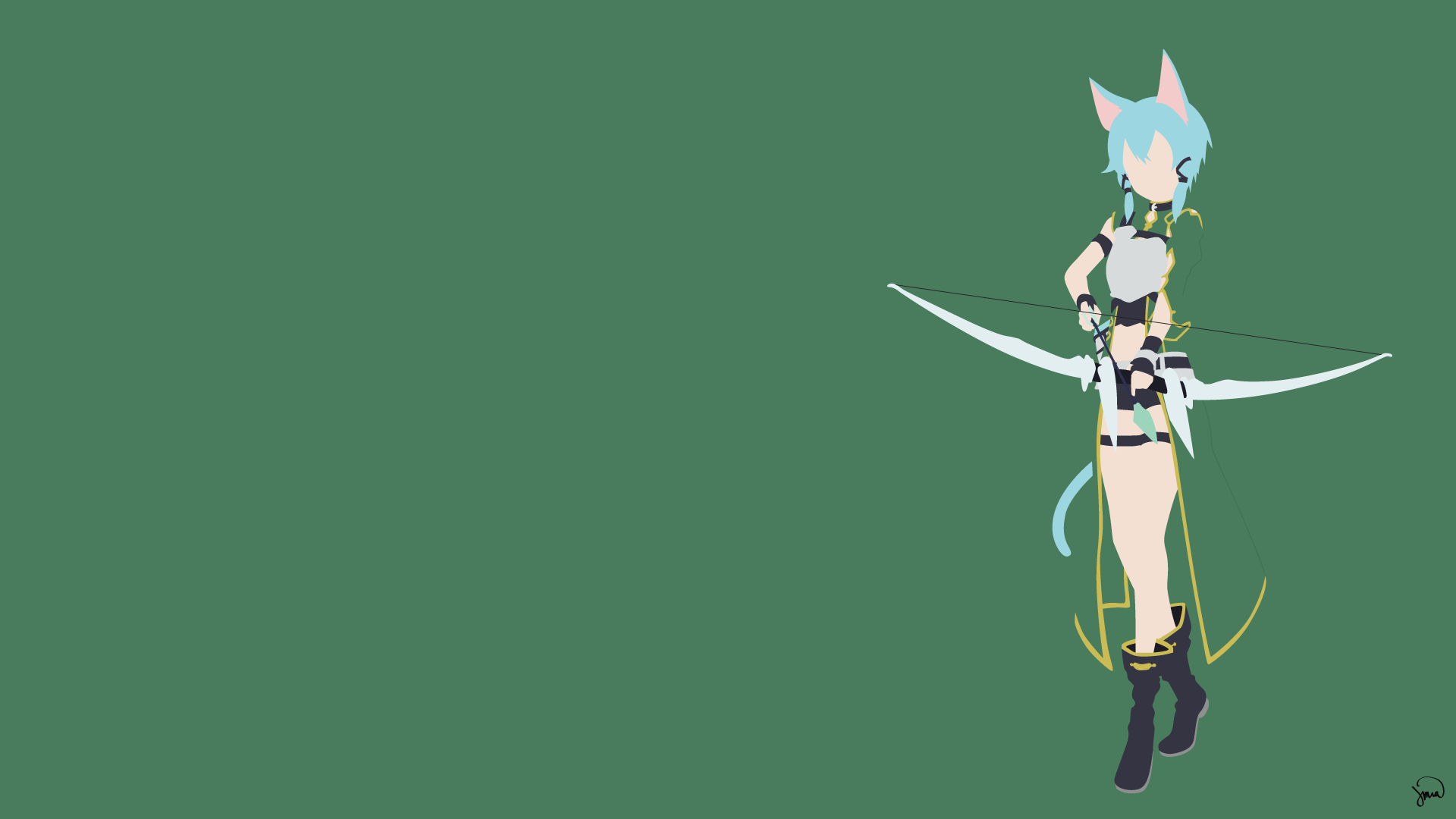Sinon's Silent Aim — Shino Asada | Sword Art Online II HD Wallpaper by ...