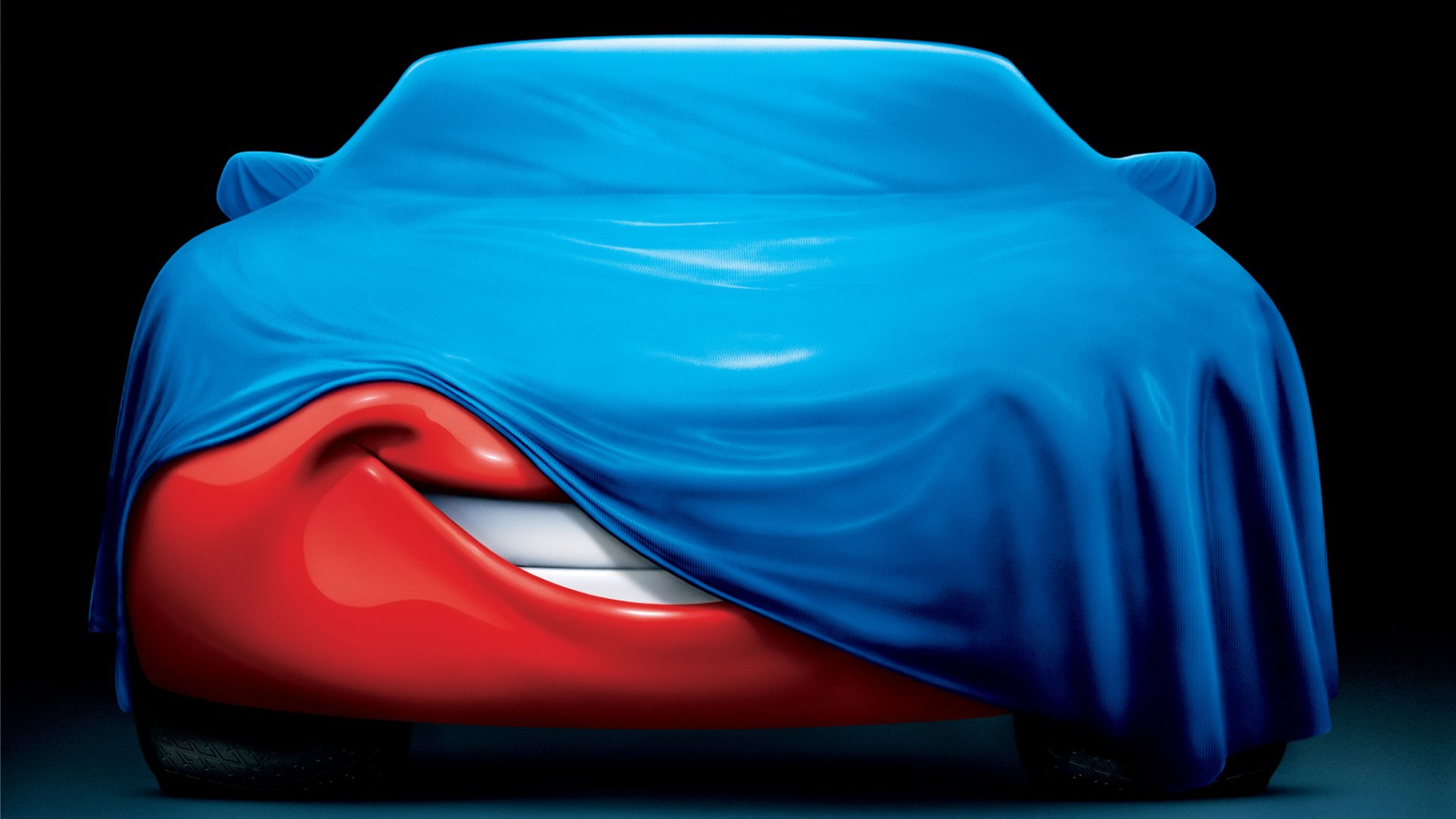 HD Wallpaper of Lightning McQueen from Pixar's Cars