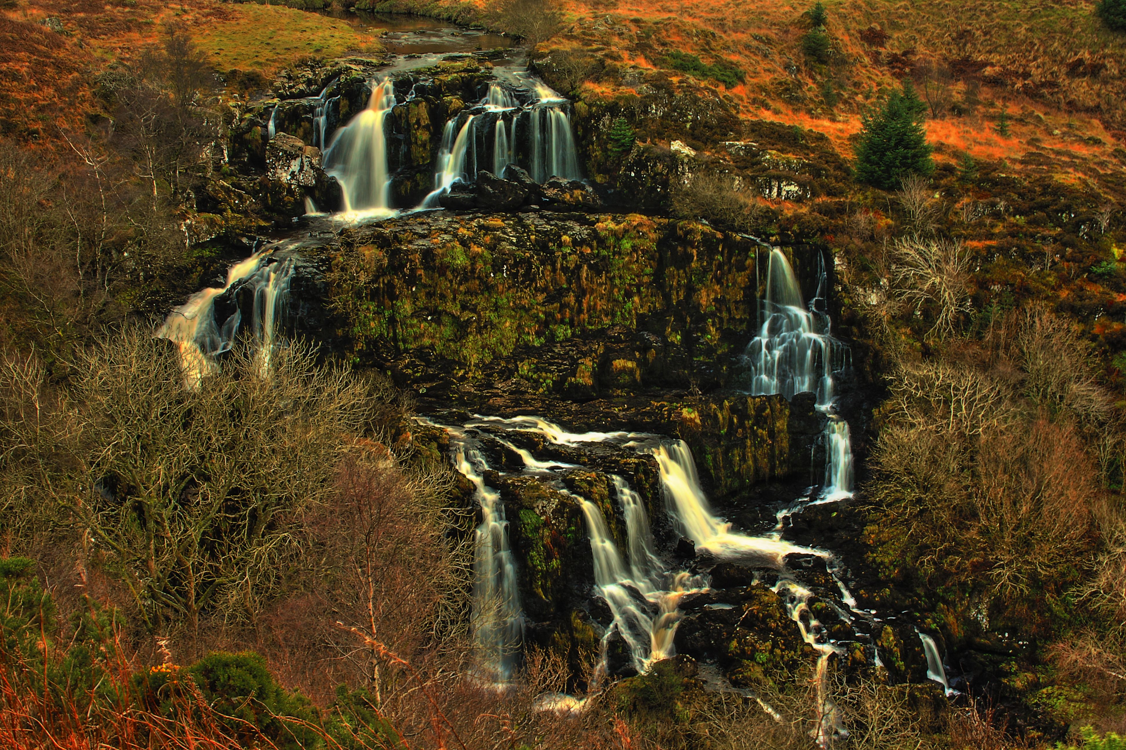 Download River Waterfall Loup Of Fintry Nature Loup Of Fintry Waterfall ...