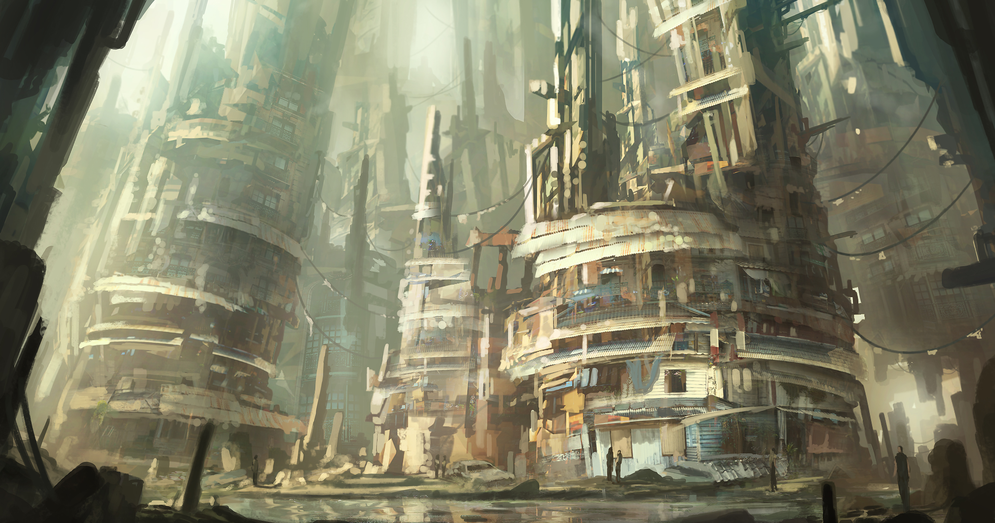 Fallen City Wallpaper