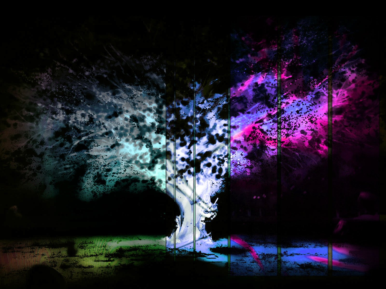 Psychedelic Tree Wallpaper Hd