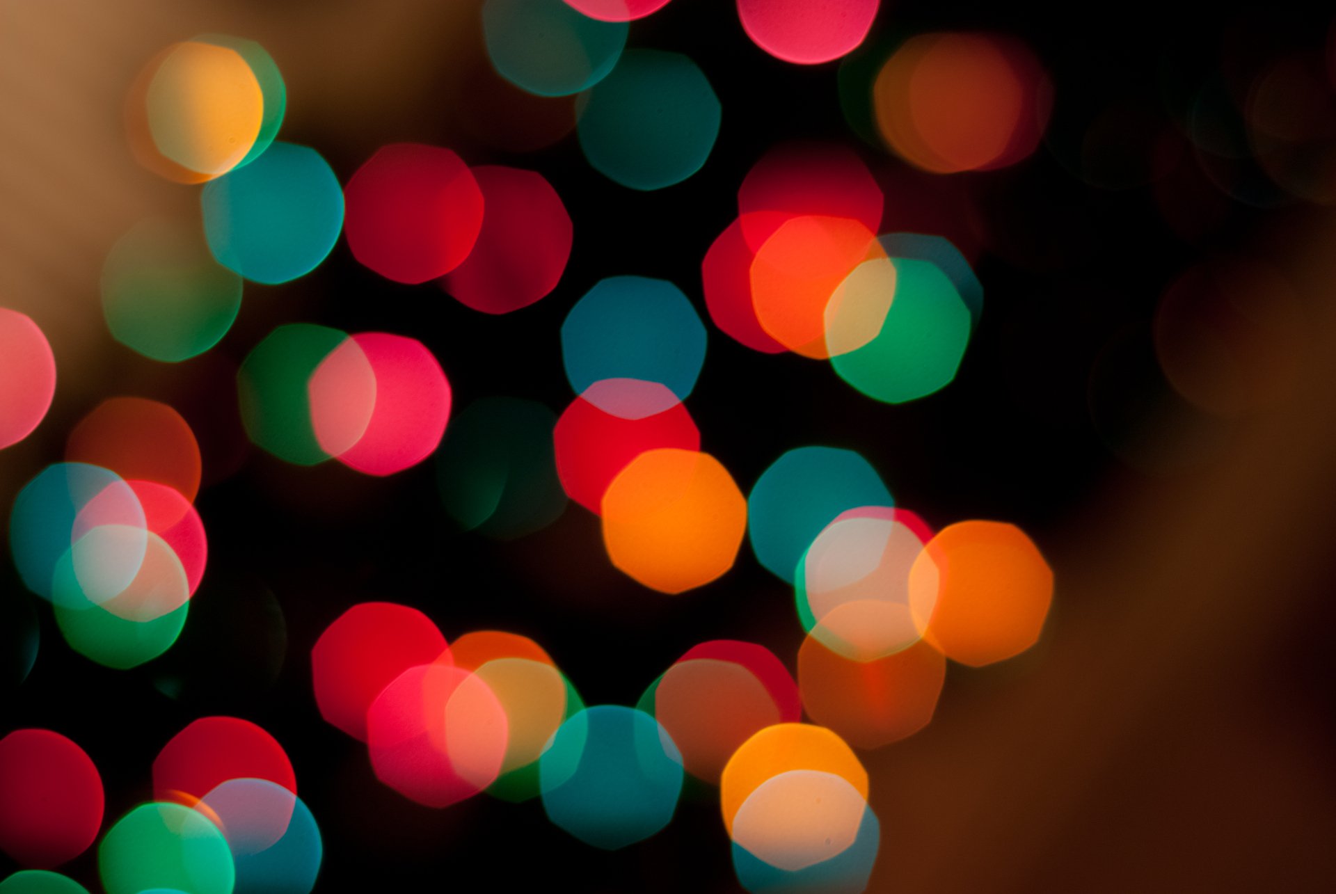Colorful Bokeh Lights HD Wallpaper
