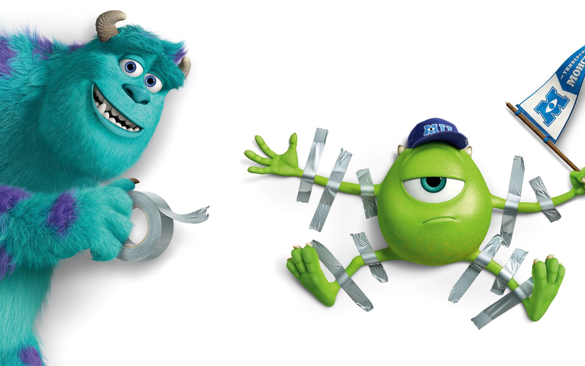 Monsters University: Mike and Sulley HD Wallpaper