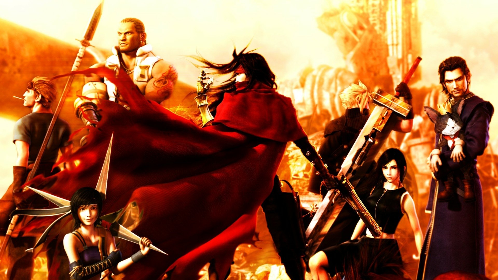 Download Video Game Dirge Of Cerberus: Final Fantasy VII HD Wallpaper