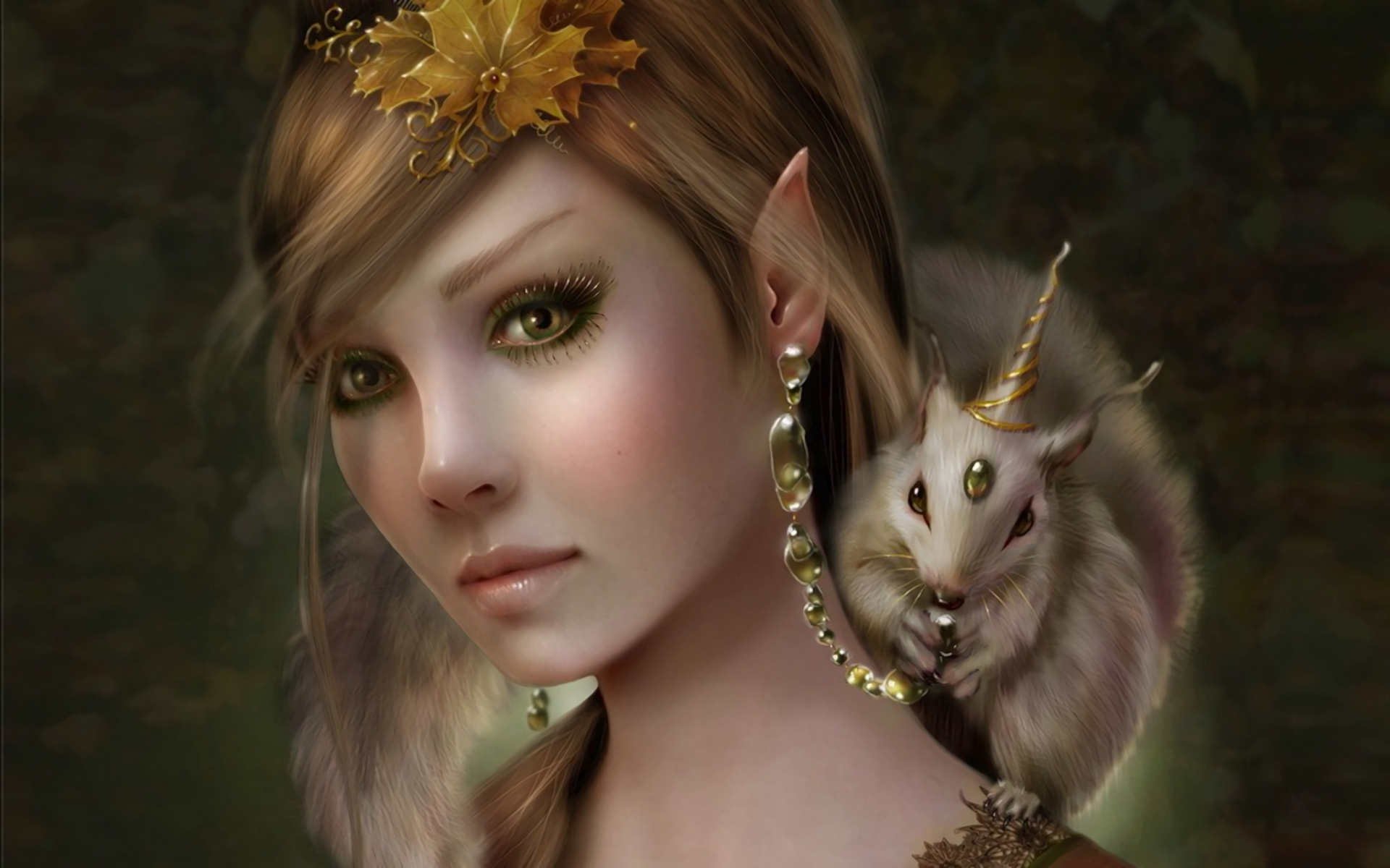 Enchanted Elf Fantasy HD Wallpaper by Arabell Sierra Maron
