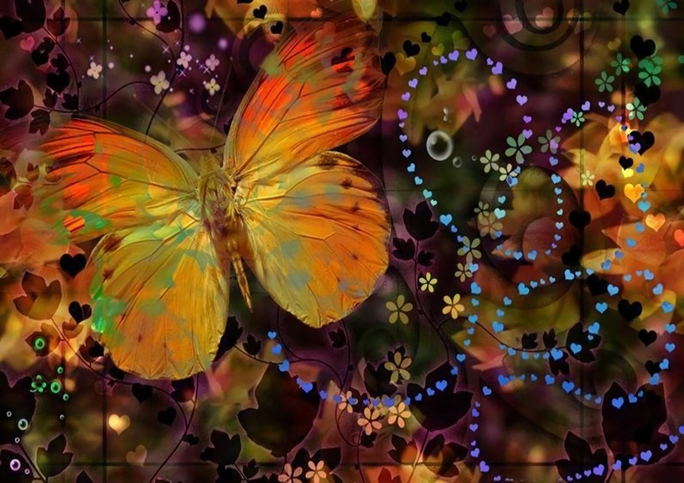 Beautiful Colorful Abstract Butterflies