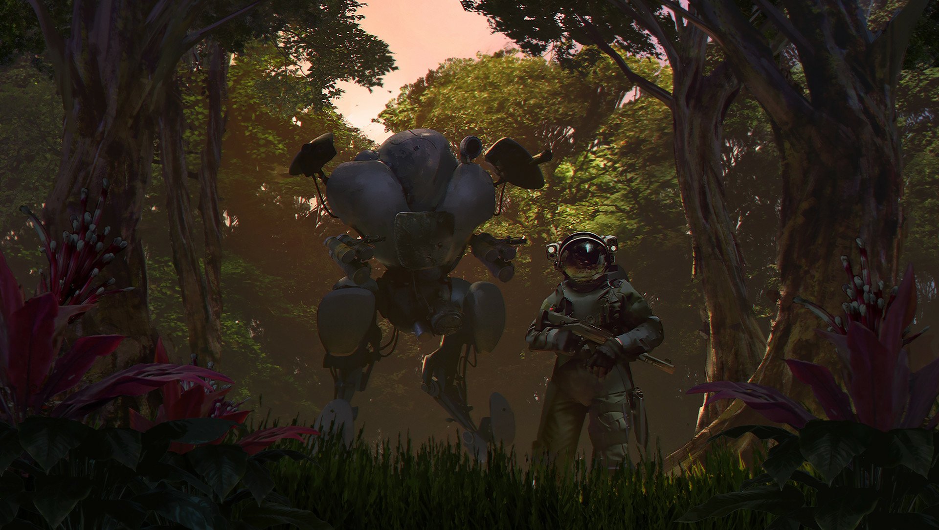 Sci Fi Robot HD Wallpaper by Isaac Yeram Kim