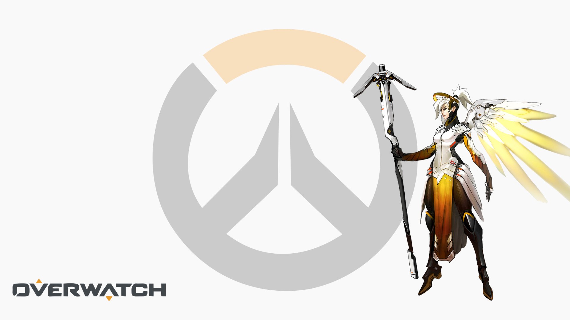 Mercy Overwatch HD Wallpaper – Iconic Video Game Hero Spotlight by Shin ...