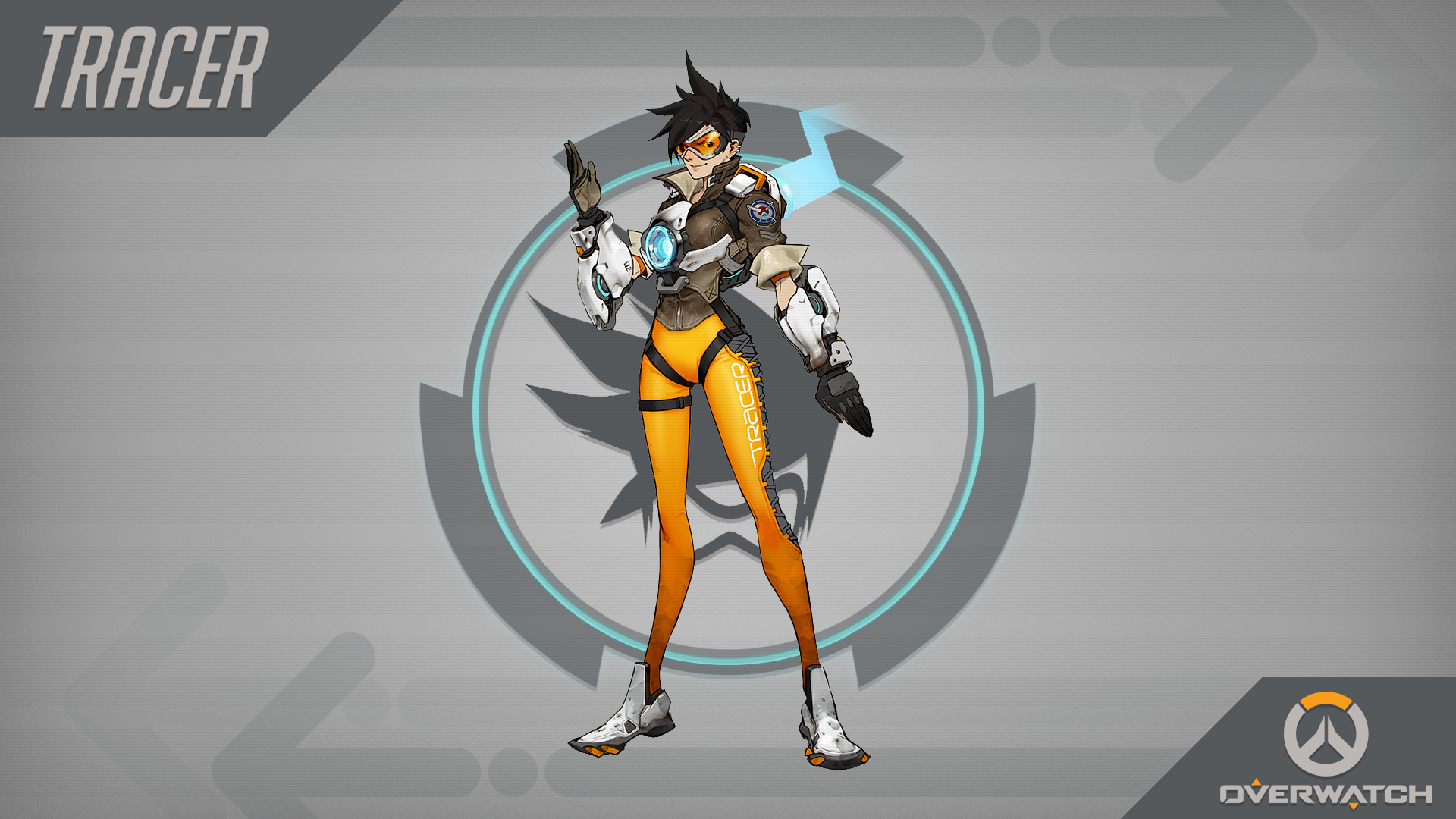Tracer HD Wallpaper | Overwatch Character Art by FoxiBoxes