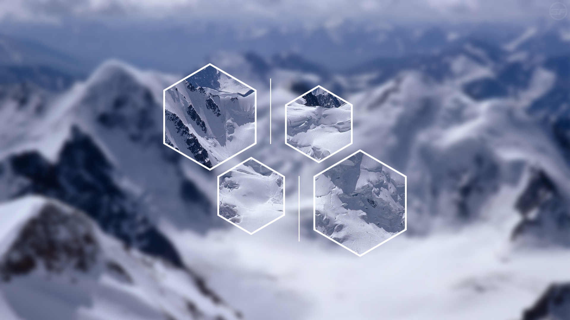 Download Snow Polyscape Nature Mountain Snowy Mountain HD Wallpaper ...