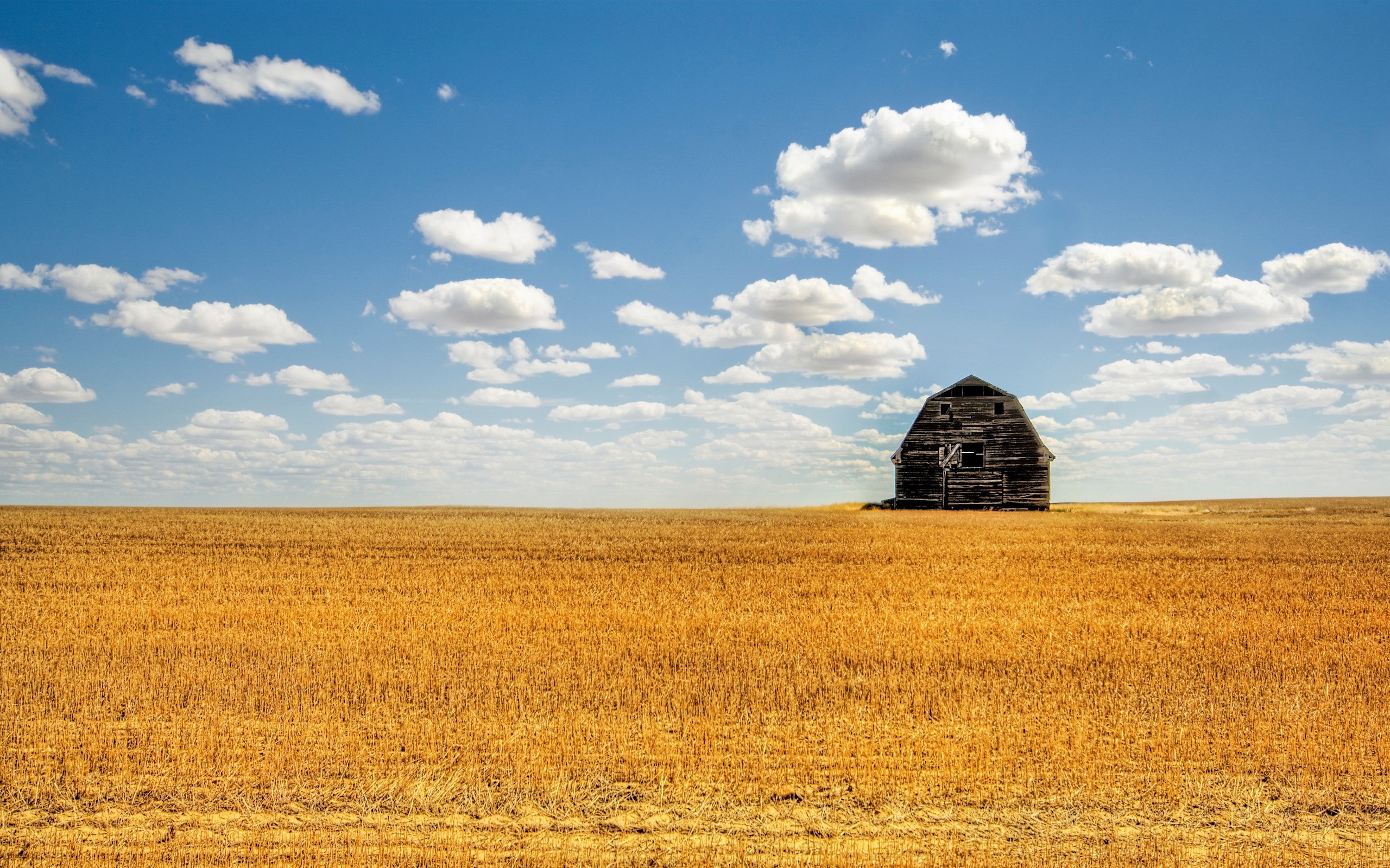 Download Cloud Field Man Made Barn HD Wallpaper