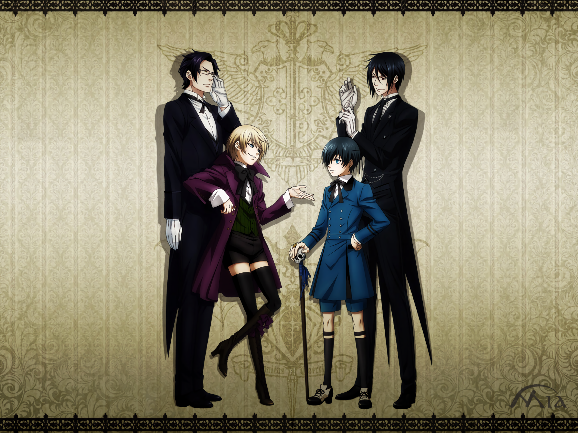 Black Butler HD: Elegant Anime Wallpaper Showcase