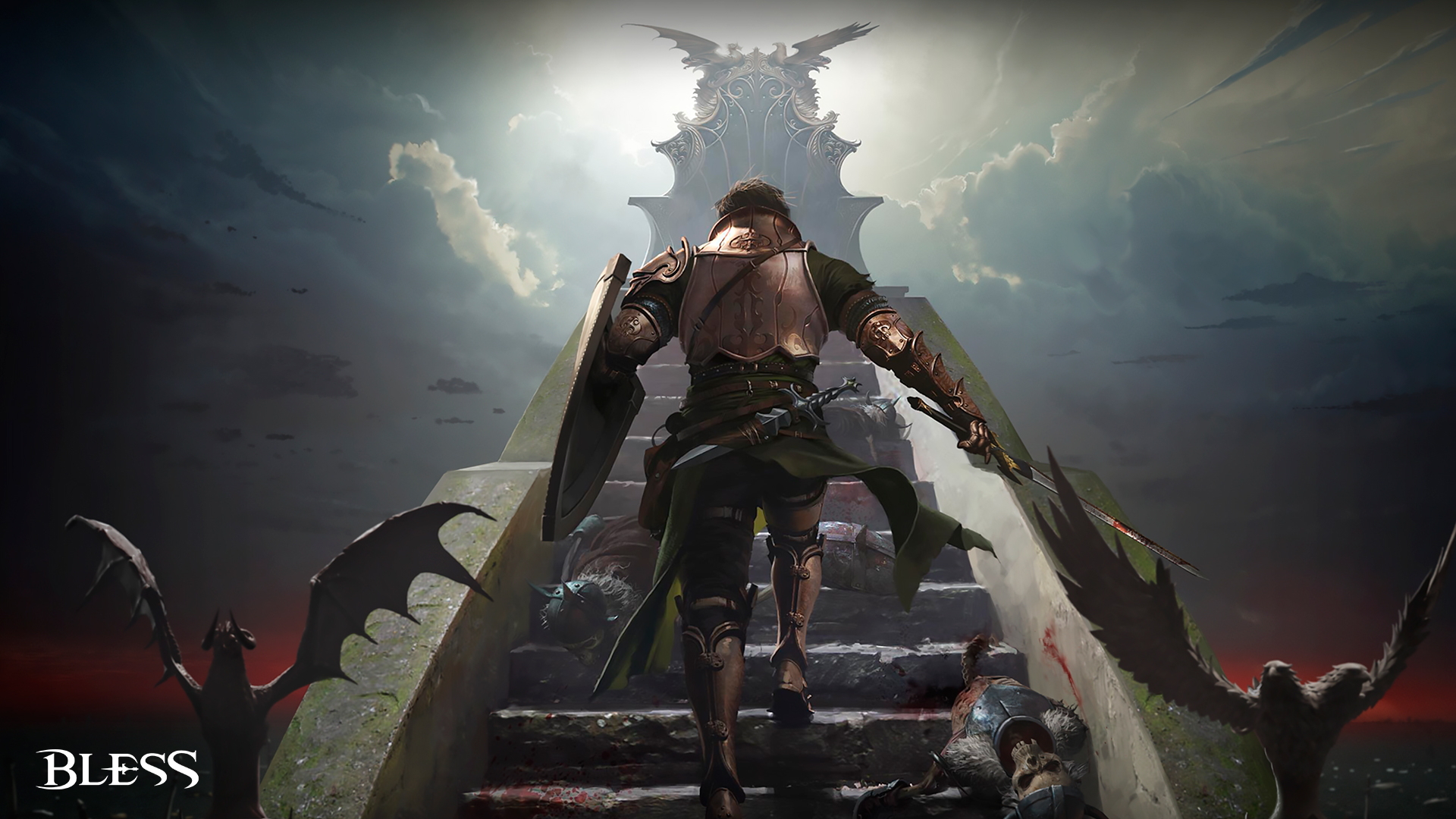 Download Warrior Video Game Bless Online HD Wallpaper