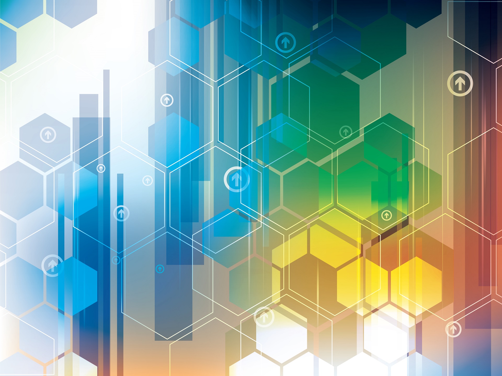 Abstract Hexagon Pattern HD Wallpaper