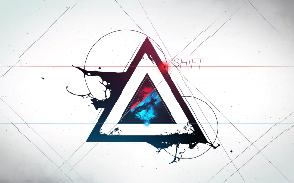 Abstract Triangle 4K Ultra HD Wallpaper