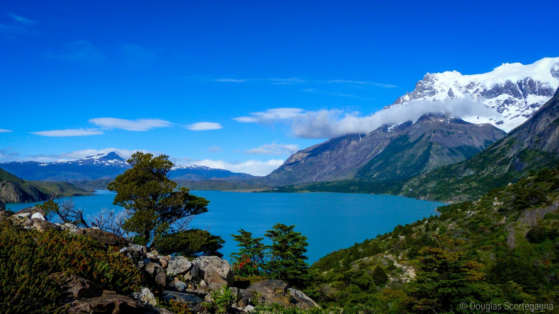 Download Cloud Tree Mountain Blue Lake Photography Landscape 4k Ultra ...