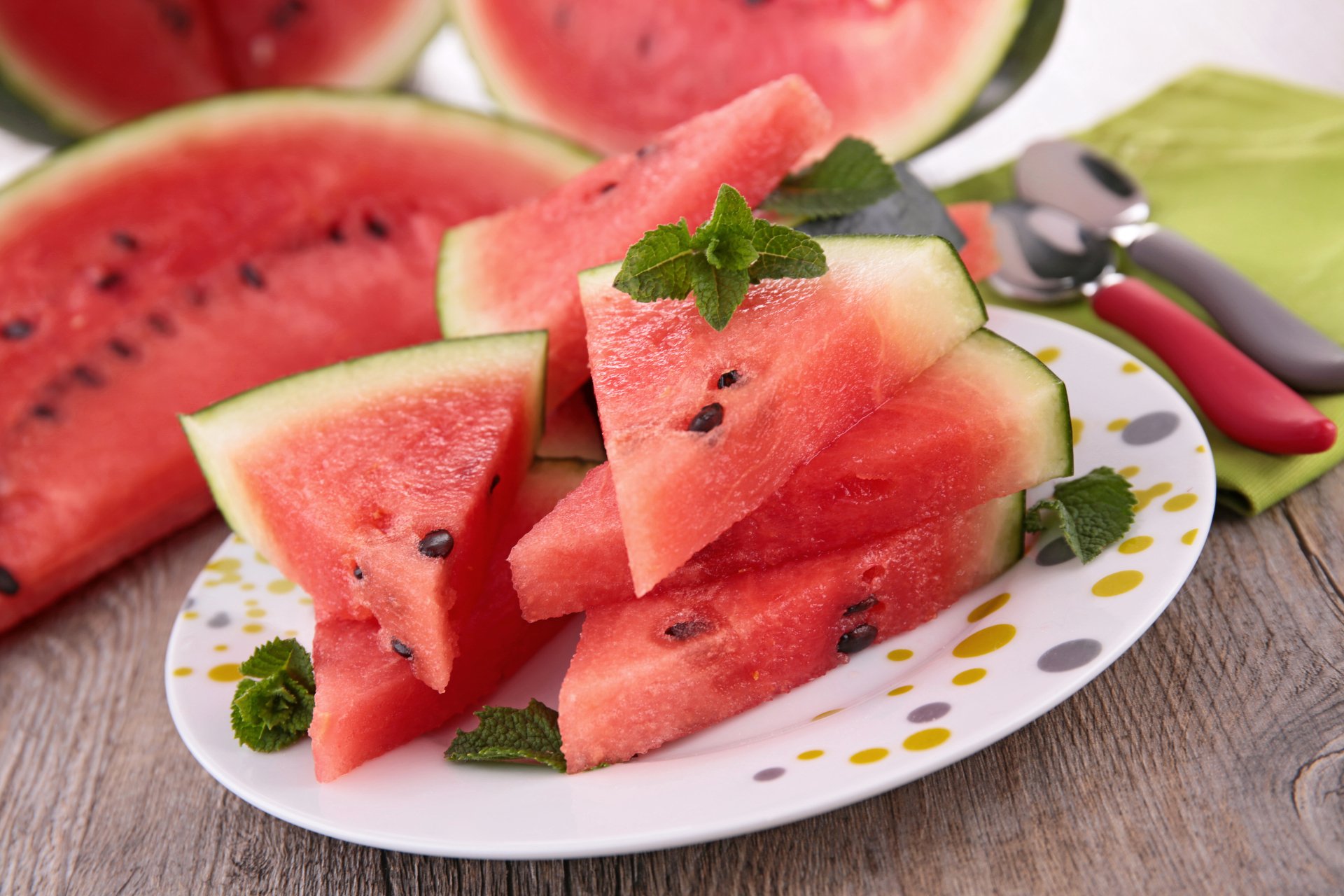 Refreshing Watermelon Delight - 4K Ultra HD Wallpaper