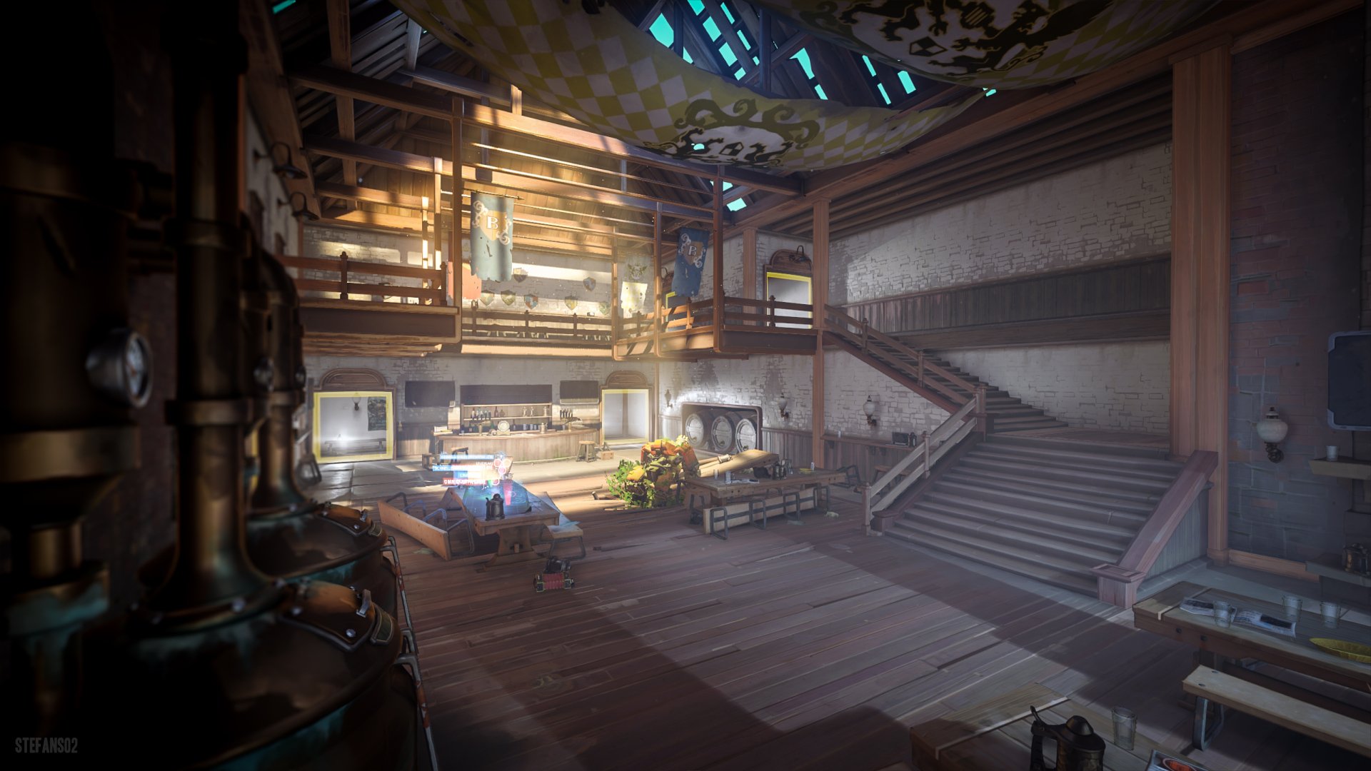 Overwatch: Eichenwalde / Inside the Base by StefanS02