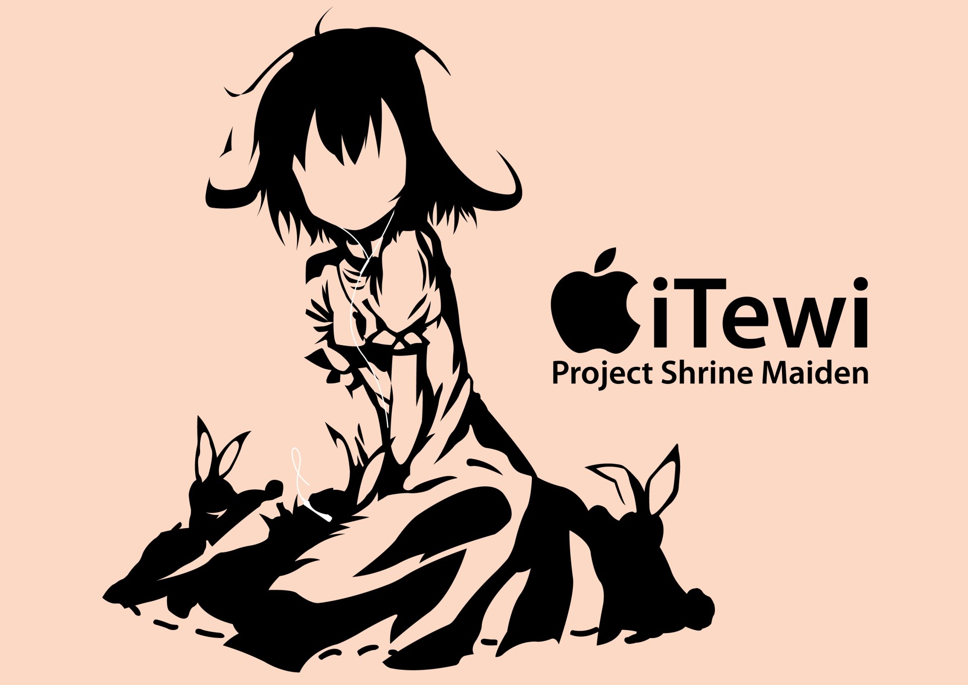 Download Tewi Inaba Anime Touhou HD Wallpaper