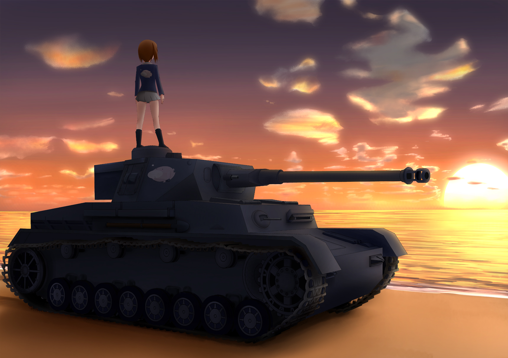 Download Anime Girls Und Panzer HD Wallpaper