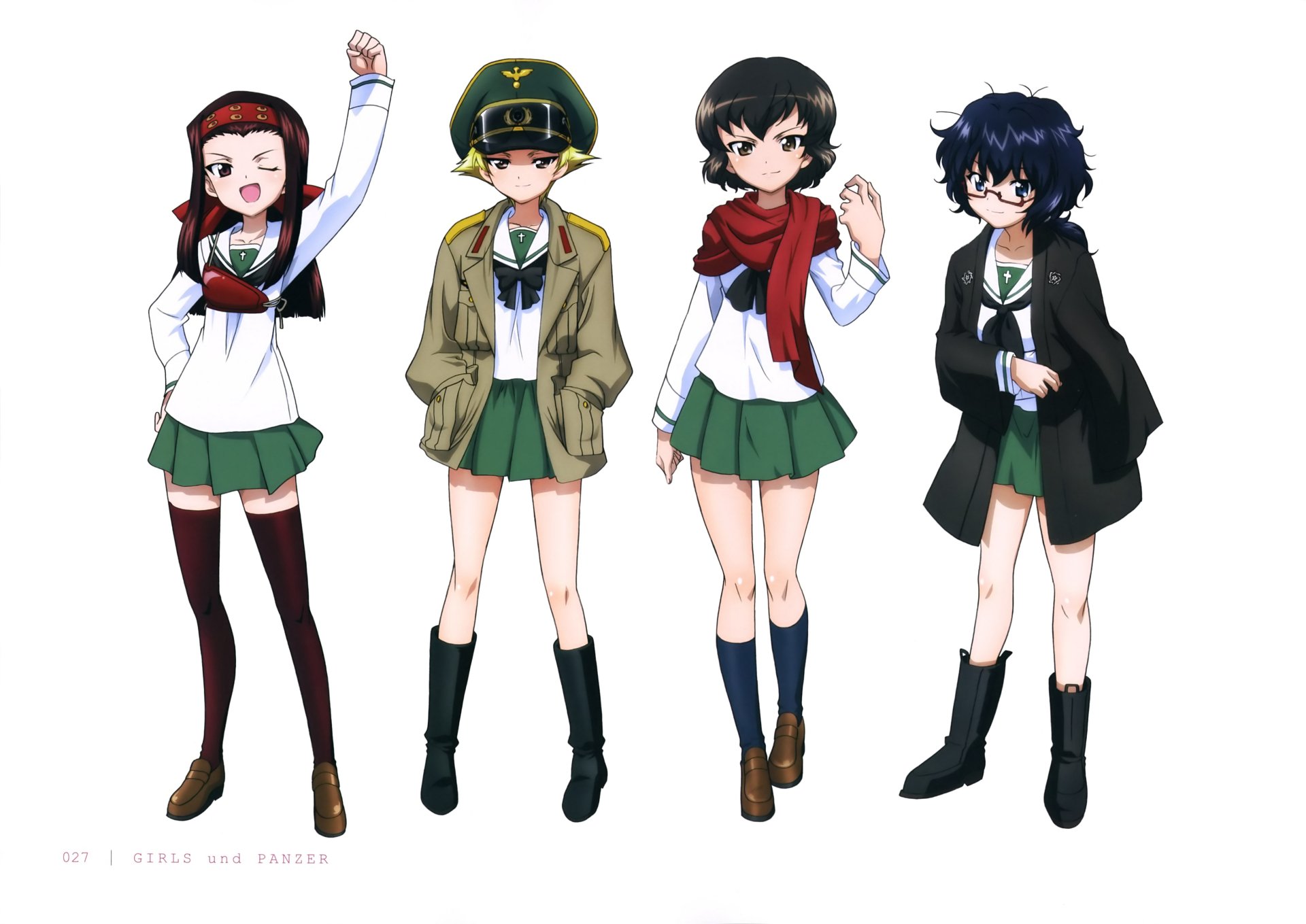 4K Ultra HD Anime Girls und Panzer Squad Wallpaper