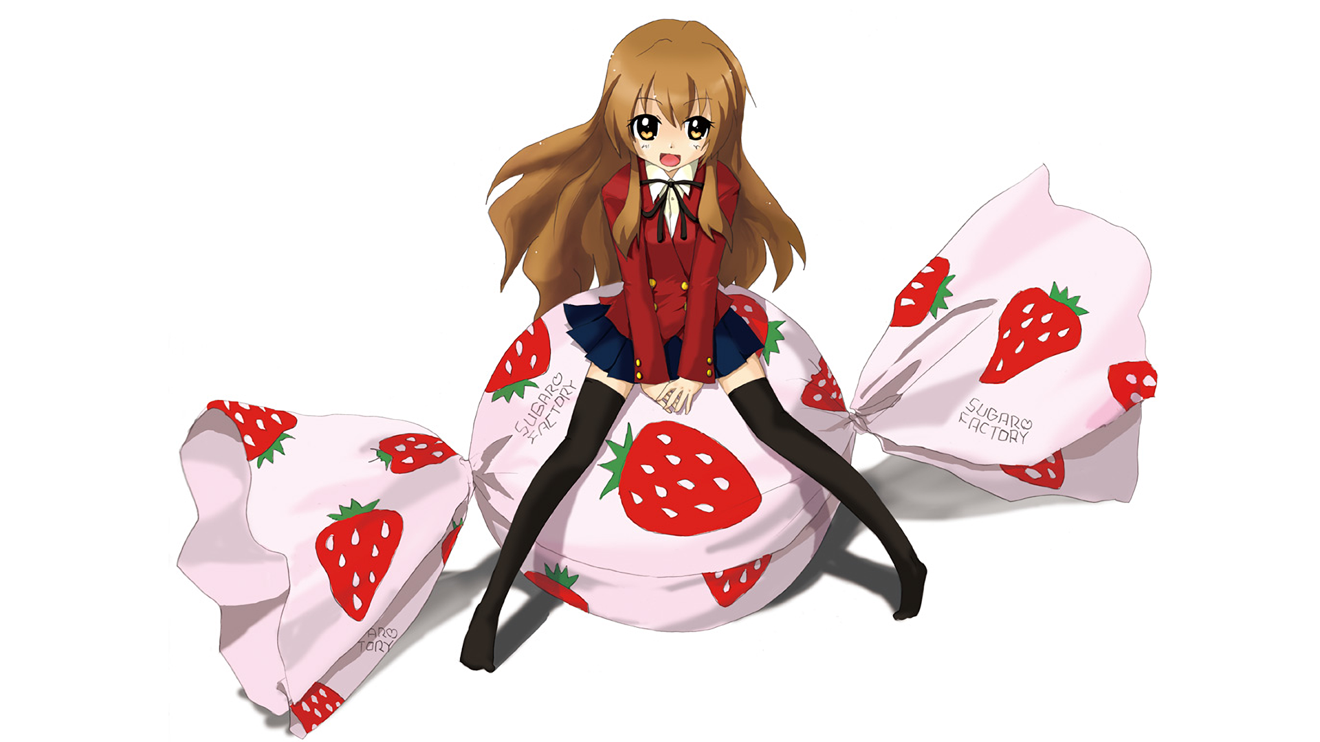 Toradora! Anime HD Wallpaper: Sweet Strawberry Moments