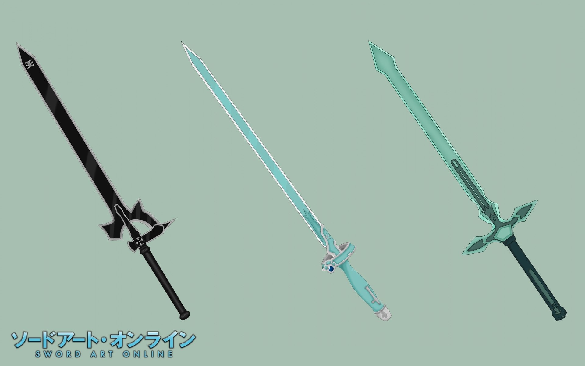 Epic Sword Art Online Swords HD Anime Wallpaper Showcase