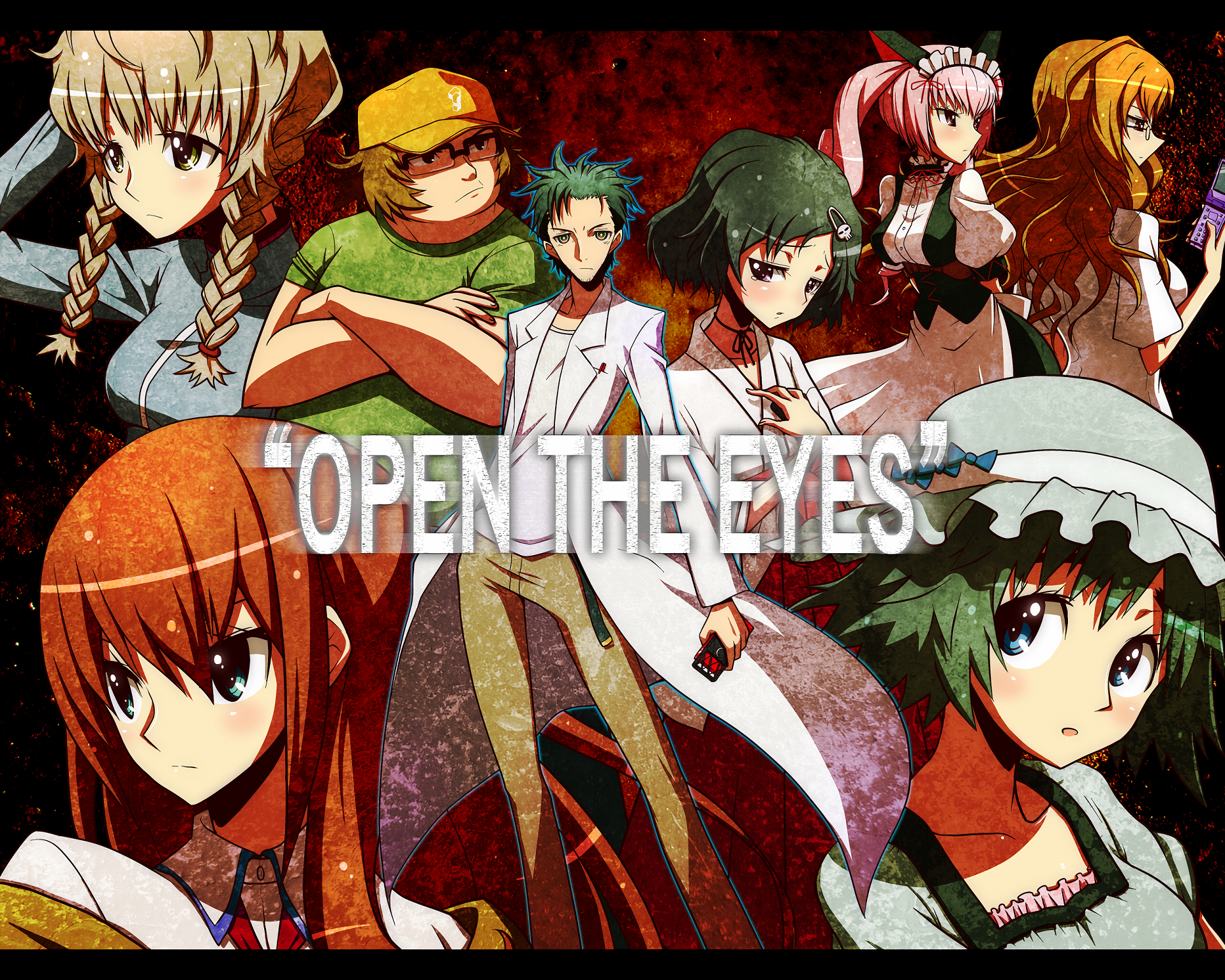 Steins;Gate HD Wallpaper – Open The Eyes Anime Art | 1920x1536 ...
