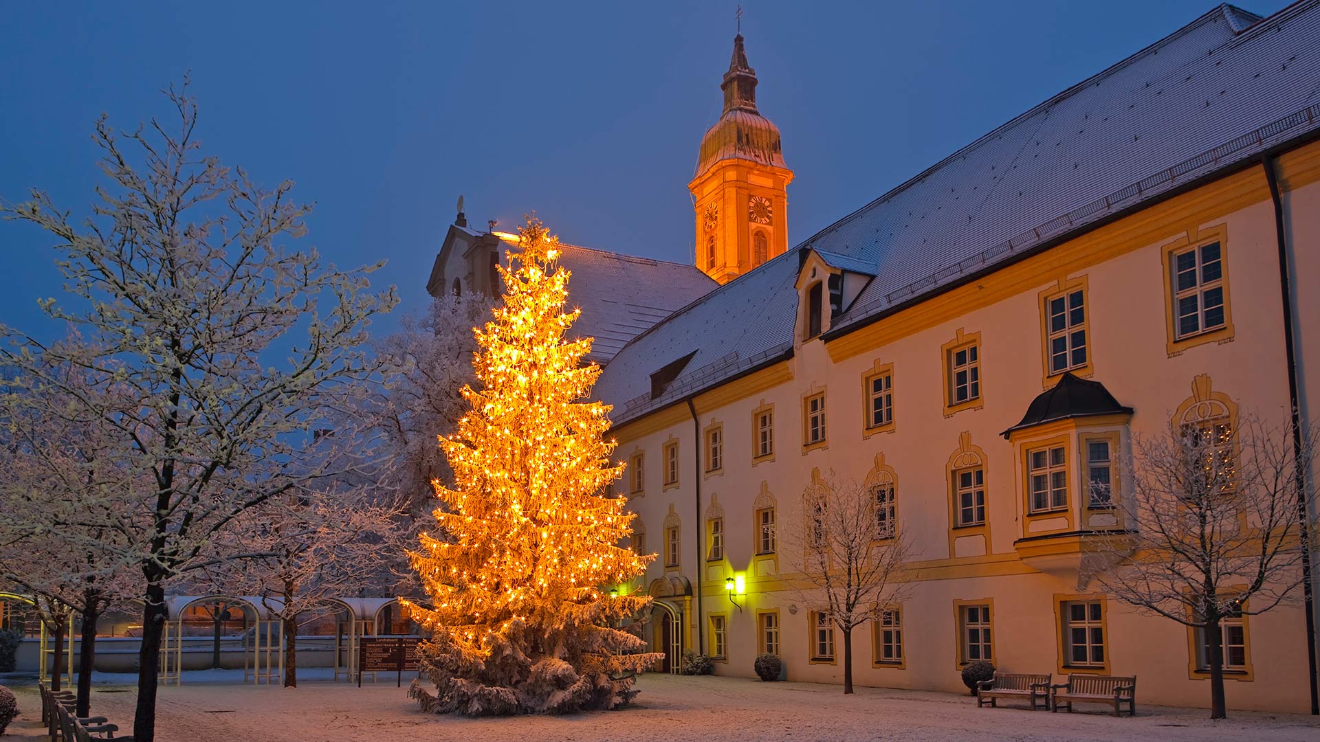 Bing Wallpaper Winter Scenes Night
