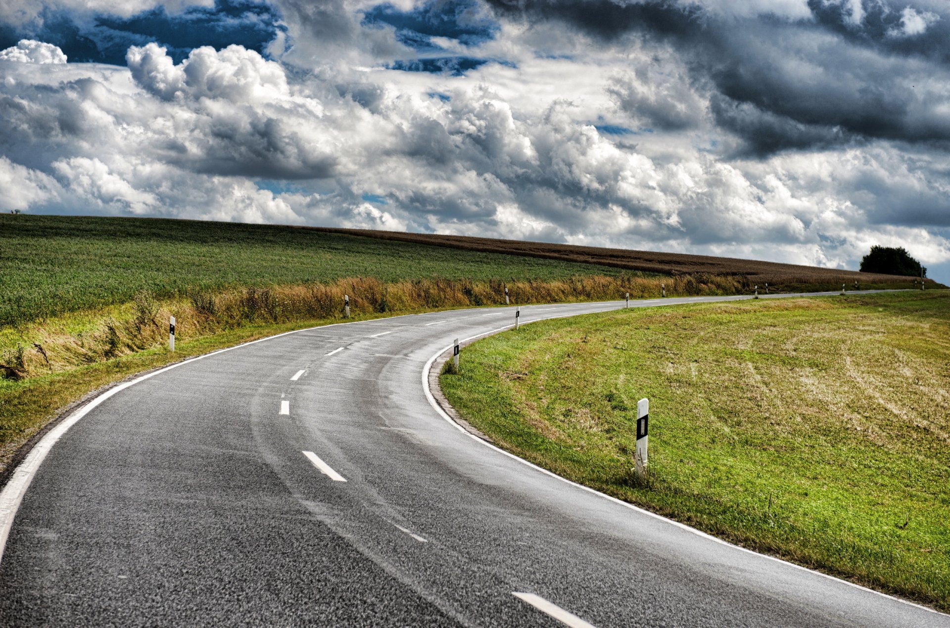 Download Cloud Grass Man Made Road HD Wallpaper | 2560x1693 | Wallpaper ...