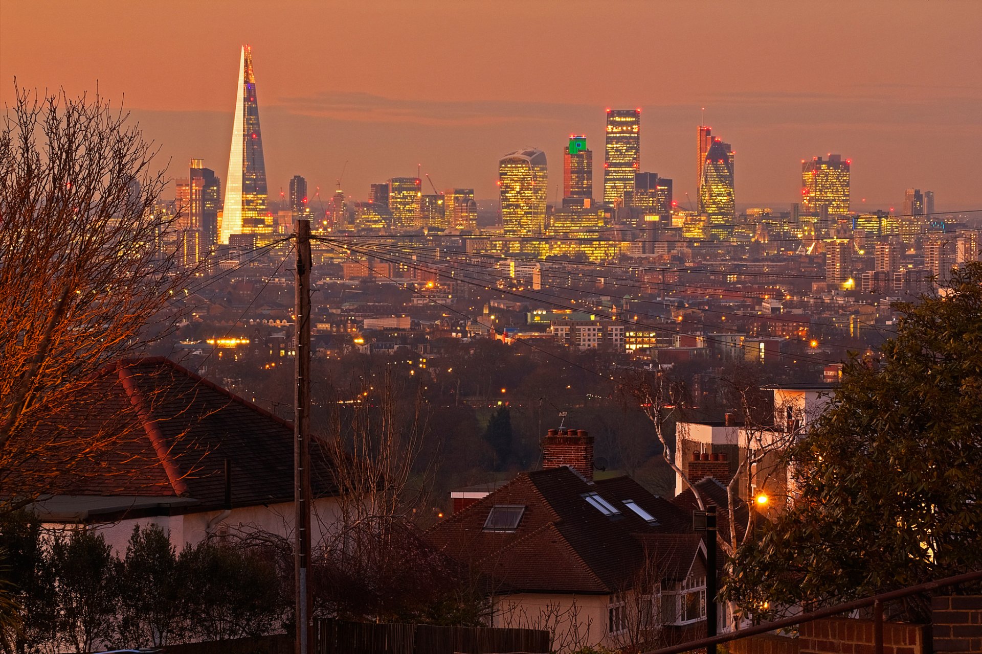 London City Background Vertical