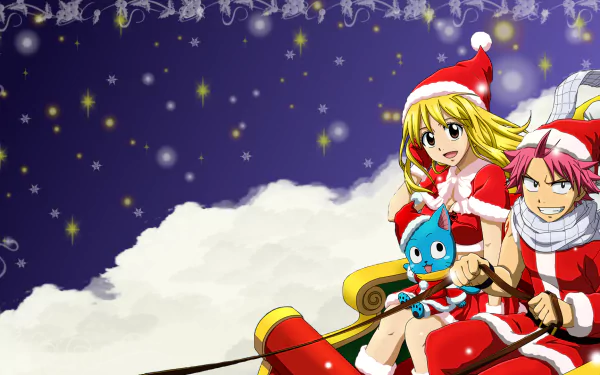 Download Christmas Yui Hirasawa Anime K-ON! Anime Christmas HD Wallpaper