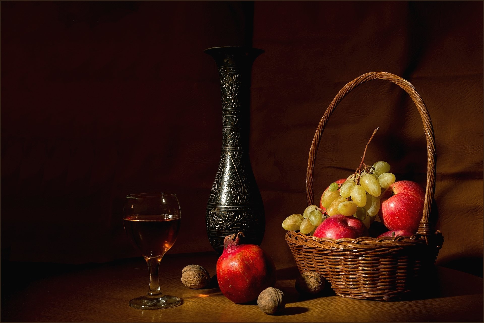 Download Fruit Basket Photography Still Life HD Wallpaper