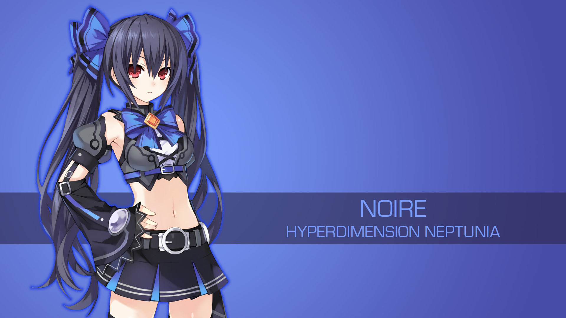 Noire from Hyperdimension Neptunia - Stunning 4K Ultra HD Wallpaper by ...