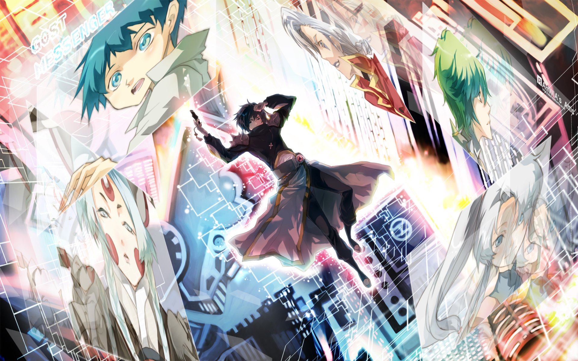 Download Anime Ghost Messenger HD Wallpaper by RAHWIA