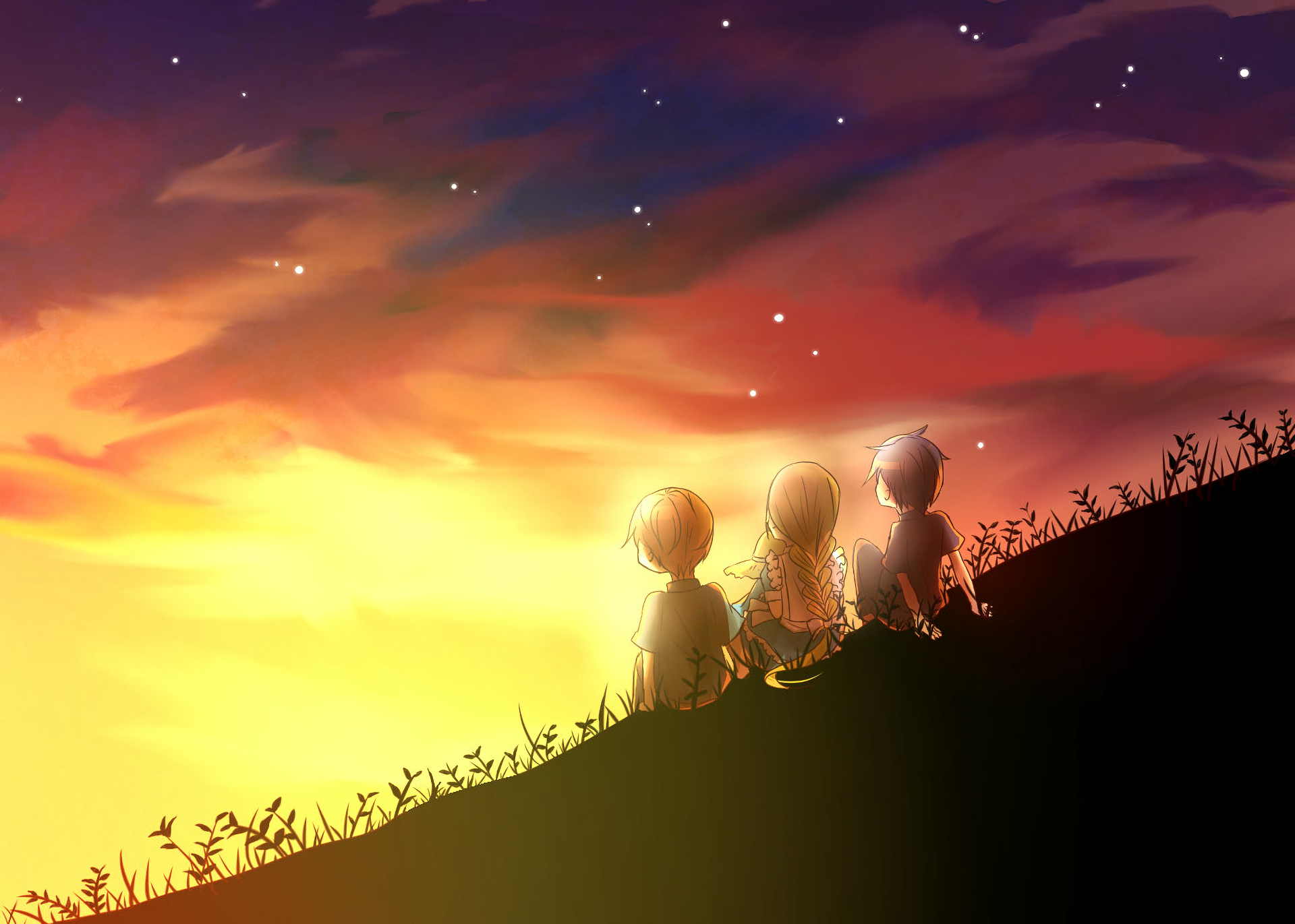 Sword Art Online Sunset – Stunning HD Anime Wallpaper