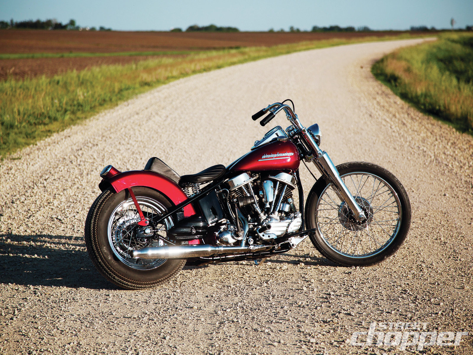 Download Motorcycle Vehicle Chopper Wallpaper