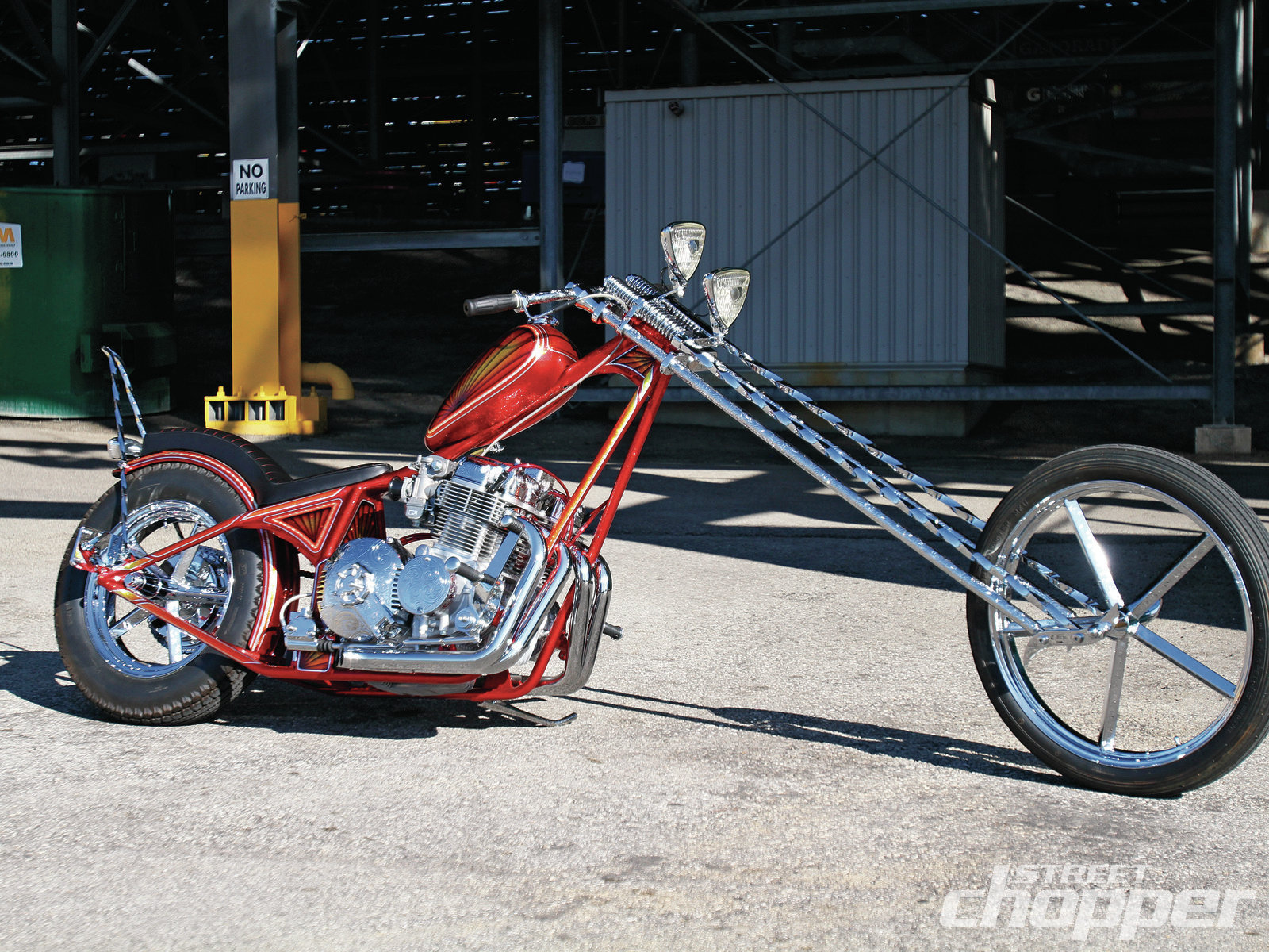 Download Motorcycle Vehicle Chopper Wallpaper