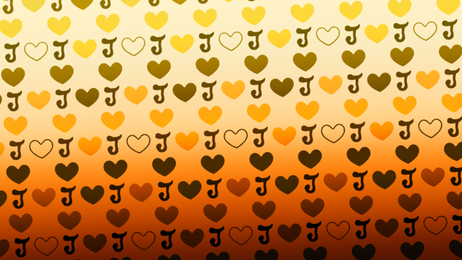 JoJo's Bizarre Adventure HD Anime Heart Pattern Wallpaper