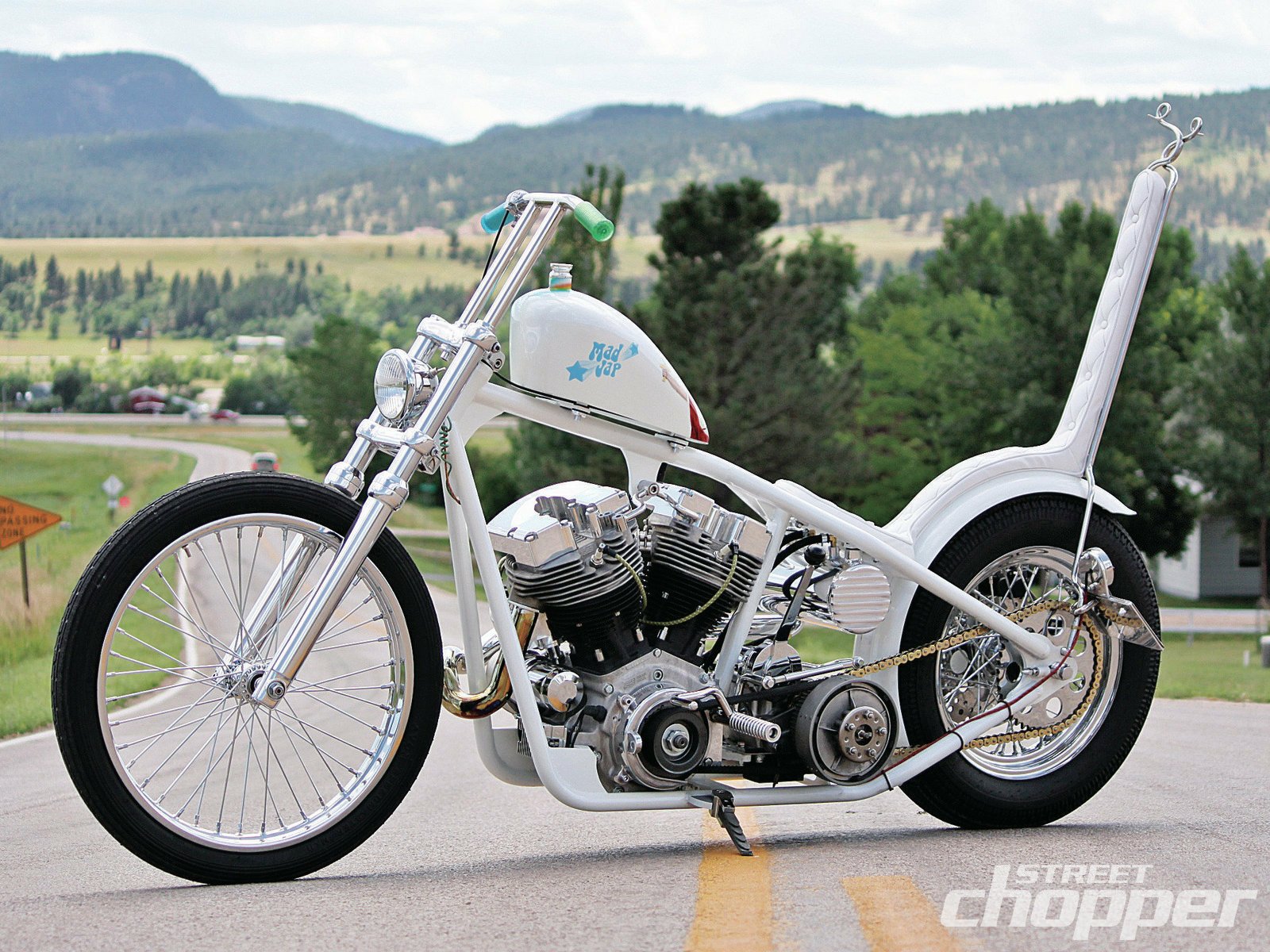 Download Motorcycle Vehicle Chopper Wallpaper