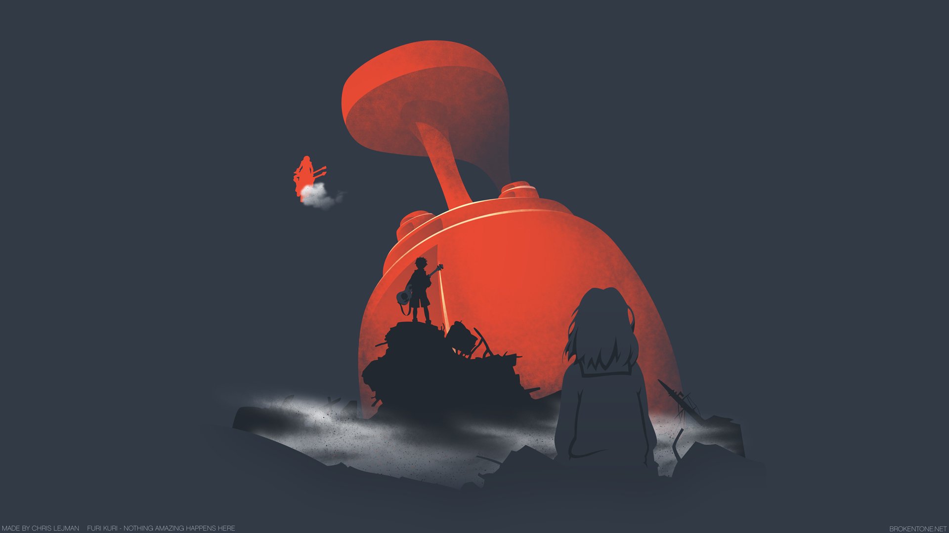 FLCL Dreamscape: HD Anime Vibes in Motion by Deto15