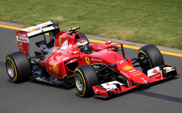 Download Race Car F1 Vehicle Ferrari SF15-T 4k Ultra HD Wallpaper