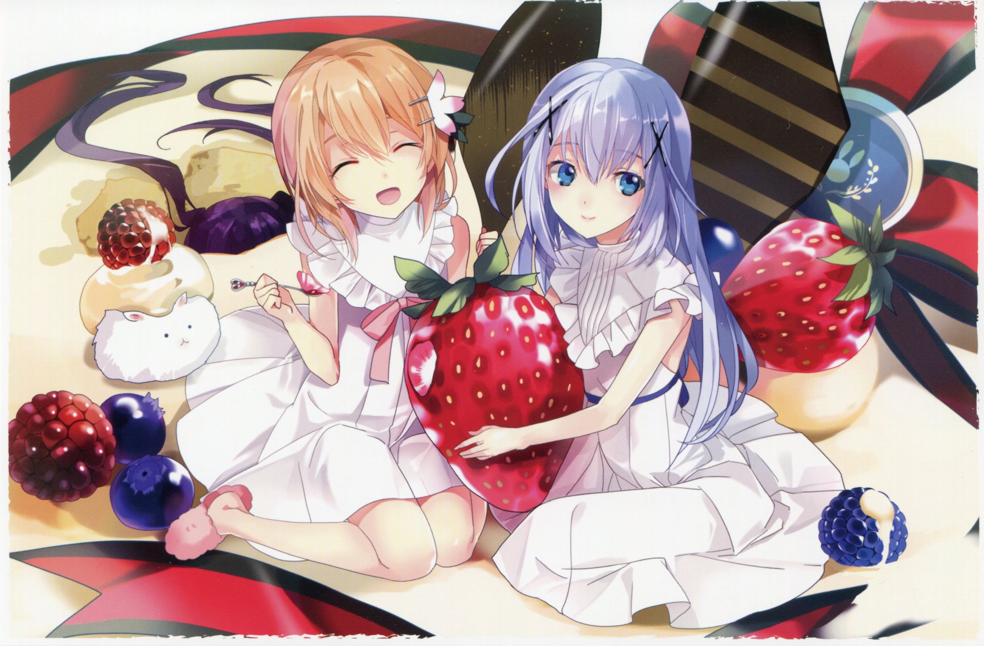 Anime Is the Order a Rabbit? 4k Ultra HD Wallpaper