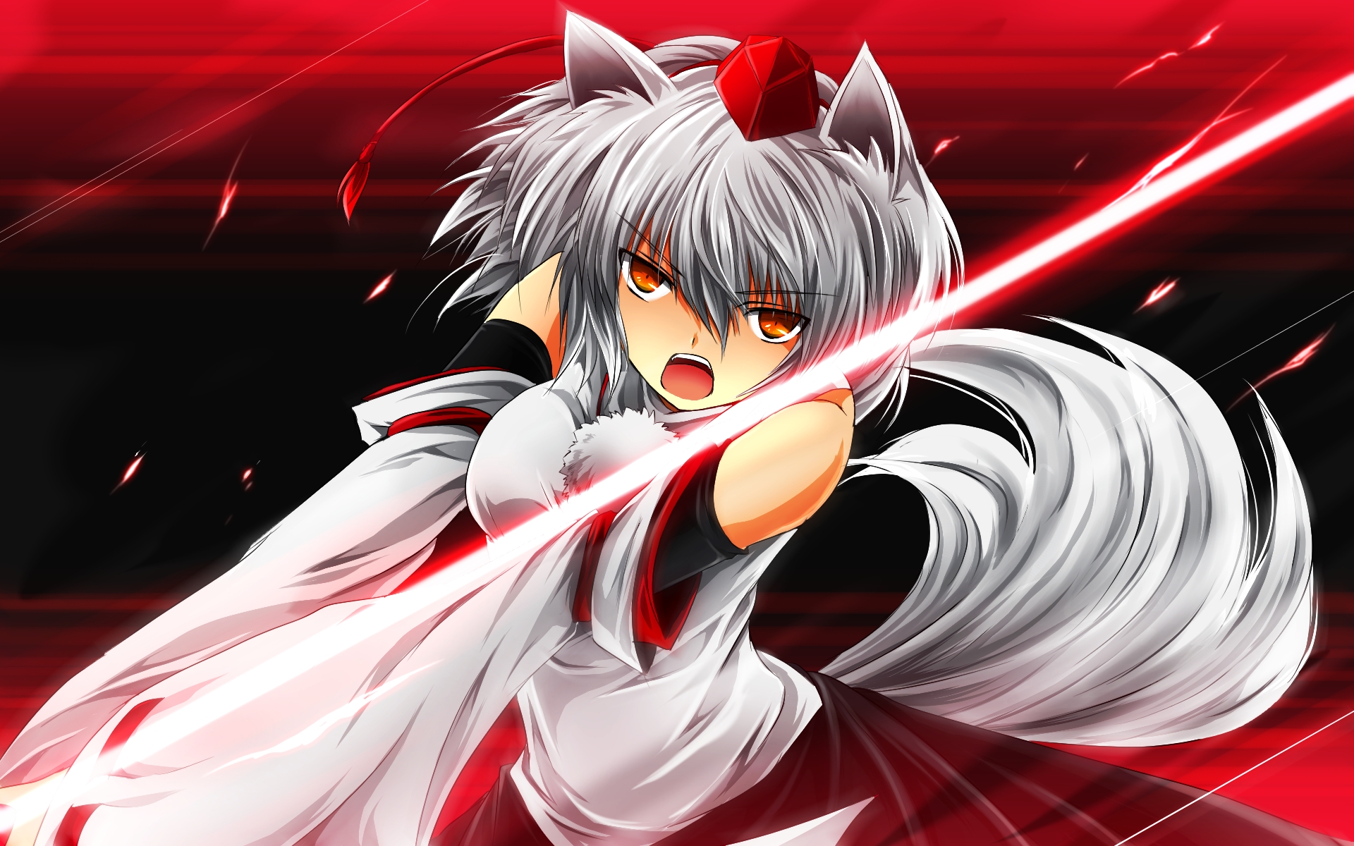 Download Momiji Inubashiri Anime Touhou HD Wallpaper