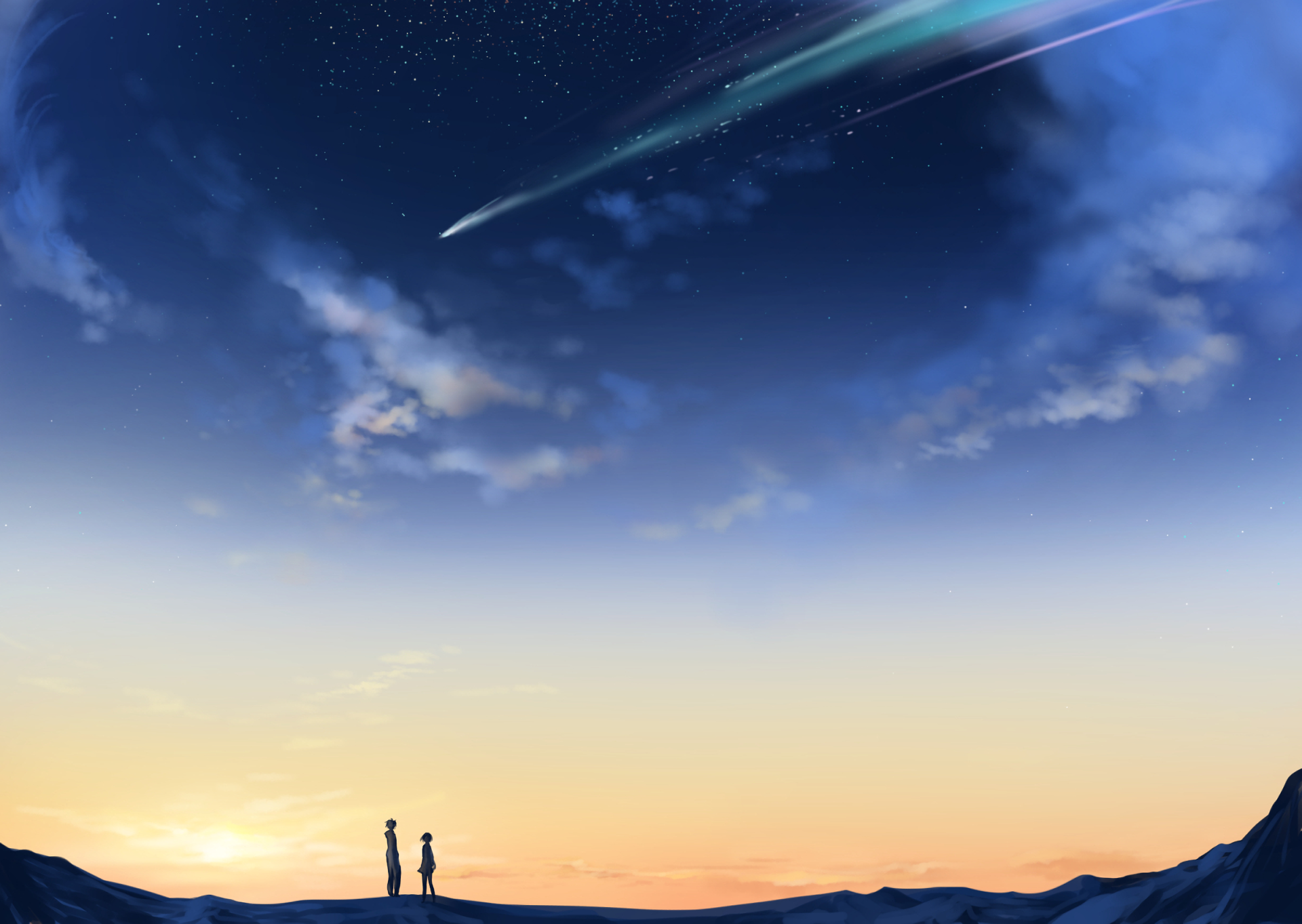Download Your Name. Taki Tachibana Mitsuha Miyamizu Anime HD Wallpaper